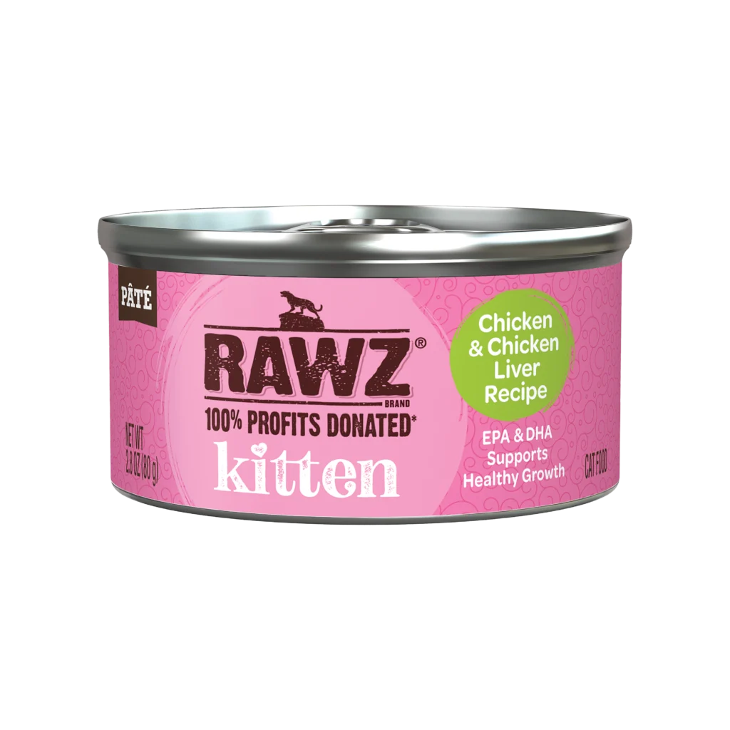 Kitten Chicken & Chicken Liver Cat Food - RAWZ