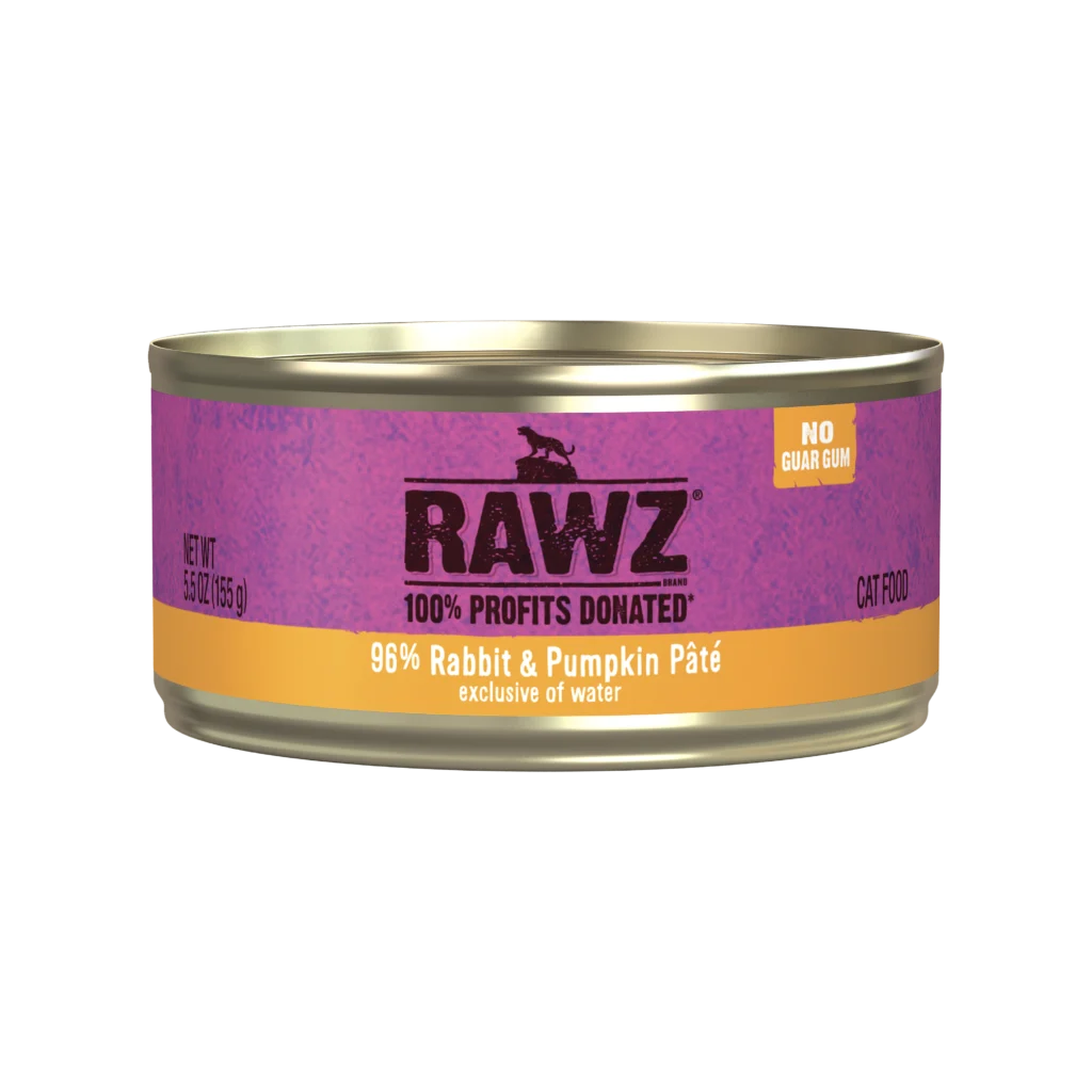 96% Rabbit & Pumpkin Pate Cat Food - RAWZ