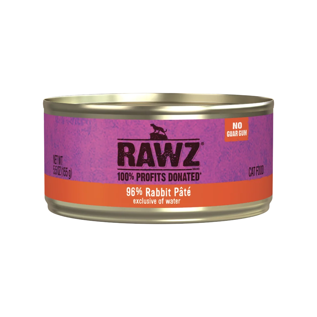 96% Rabbit Pate Cat Food - RAWZ