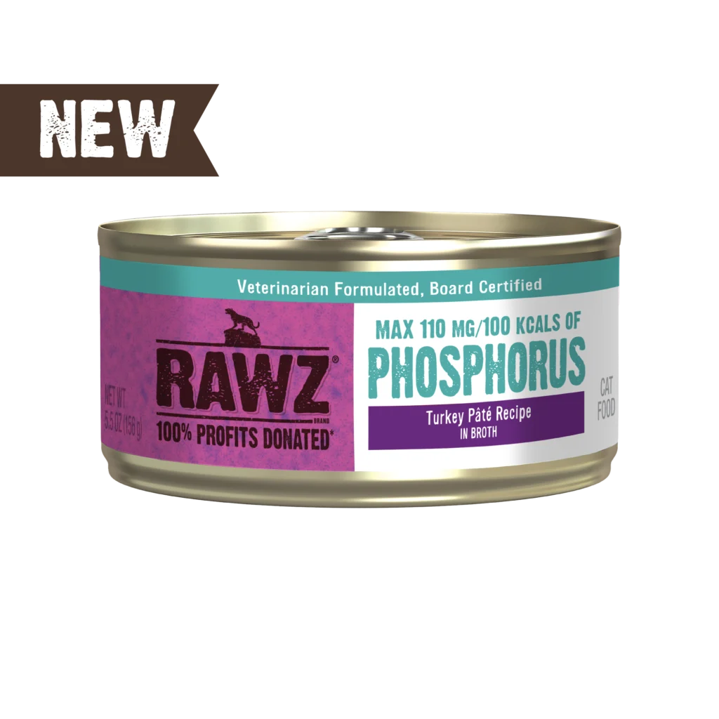 Lower Phosphorus Turkey Canned Cat Food - RAWZ